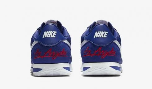 Nike Cortez Basic Deep Royal Blue Metallic Silver University Red White ...