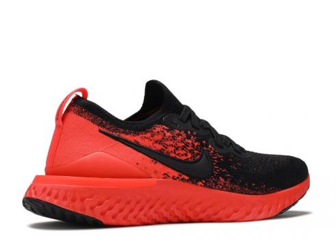Nike Epic React Flyknit 2 Black Infrared Crimson Bright BQ8928-008 - Nike EPIC React Flyknit ...