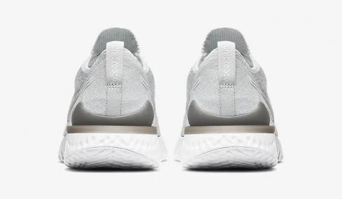 Nike Epic React Flyknit 2 Pure Platinum Wolf Grey White BQ8928-004 - Nike EPIC React Flyknit ...