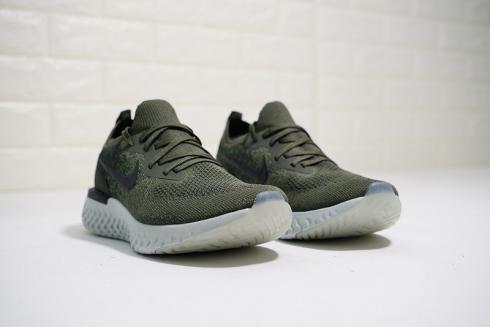 Nike Epic React Flyknit Cargo Khaki Olive AQ0067-300 - Nike EPIC React ...