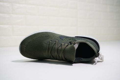 Nike Epic React Flyknit Cargo Khaki Olive AQ0067-300 - Nike EPIC React ...