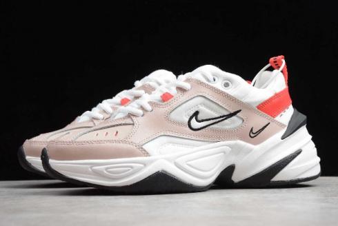2020 Nike M2K Tekno Fossil Stone Summit White Red AO3108 205 - Nike M2K ...