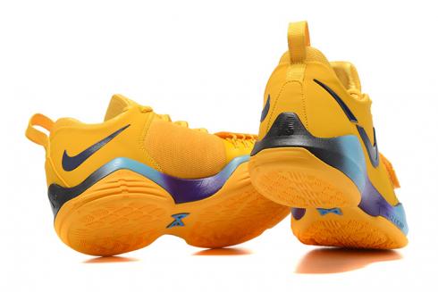 Nike Zoom PG 1 yellow blue Men Basketball Shoes 878628-004 - Nike Paul ...