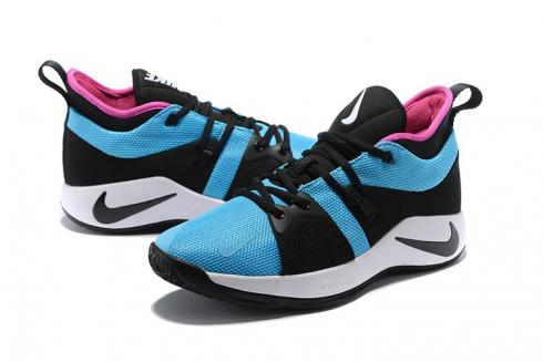 Mens Nike PG 2 Blue Lagoon Hyper Violet White AJ2039 402 Free Shipping ...