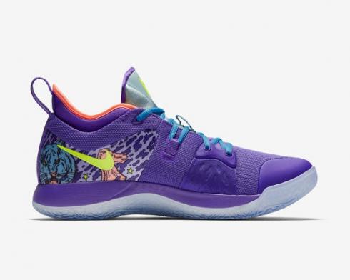 Nike PG 2 EP Mamba Mentality Cannon Volt Purple Venom AO2985-001 - Nike Paul George PG2 - Sepwear