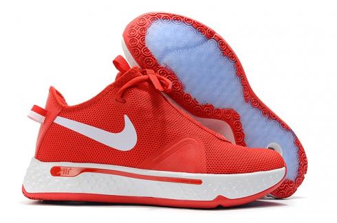 Nike PG 4 IV EP University Red White Paul George Basketball Shoes ...