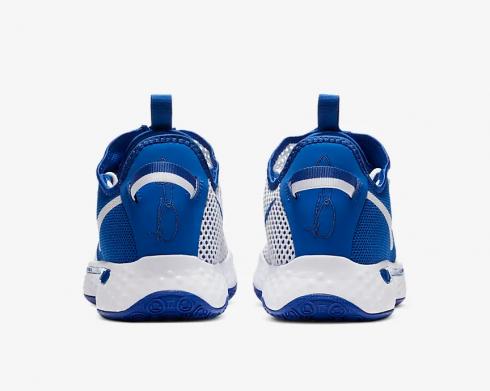 Nike PG 4 Team Game Royal Black White Blue CK5828-400 - Nike Paul ...