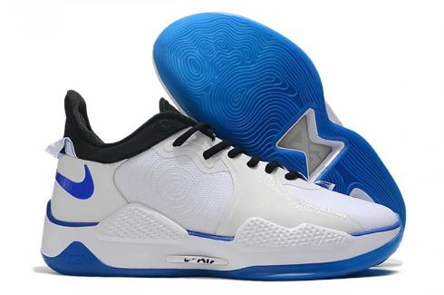 2021 Nike PG 5 EP White Black Royal Blue CW3146-504 - Nike Paul George ...