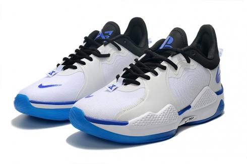 2021 Nike PG 5 EP White Black Royal Blue CW3146-504 - Nike Paul George ...