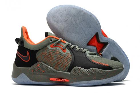 Nike PG 5 Olive Green Bright Crimson Black CW3143-903 - Nike Paul ...