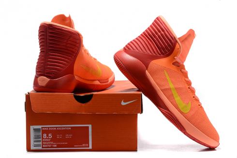 Nike Prime Hype DF 2016 EP Orange Red Yellow Mens Basketball Shoes ...