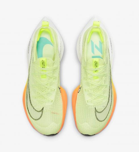 Nike Air Zoom Alphafly Next% Barely Volt Hyper Orange CZ1514-700 - Sepcleat