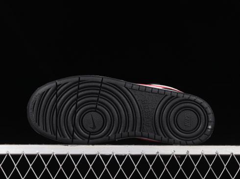 Nike Court Borough Mid 2 GS White University Red Black CD7782-110 ...