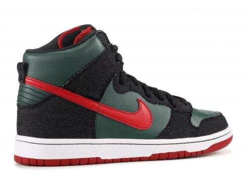 Dunk High Premium SB Forest Deep Paprika 313171-362 - NIke Dunk SB Hi ...