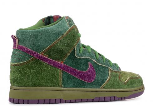 Dunk High Premium SB Skunk Purple Vintage Black Forest Pilgrim 313171 ...