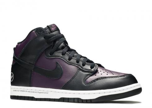 Nike Fragment Design X Nike SB Dunk High Beijing White Black Wine ...