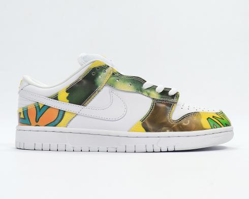 Nike Dunk Low Pro SB De La Soul White Yellow 304292-171 - NIke Dunk SB ...