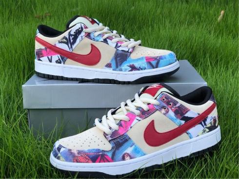 Nike Dunk Low Pro SB Paris Rope Special Cardinal Multi-Color 308270-111 ...