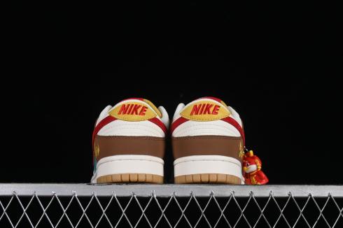 Nike SB Dunk Low CNY Off White Brown Red Green GJ8309-933 - NIke Dunk ...