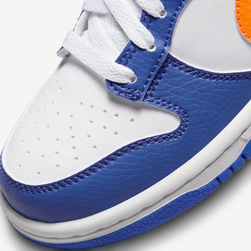 Nike SB Dunk Low GS Knicks Blue Joy Bright Mandarin White FN7783-400 ...