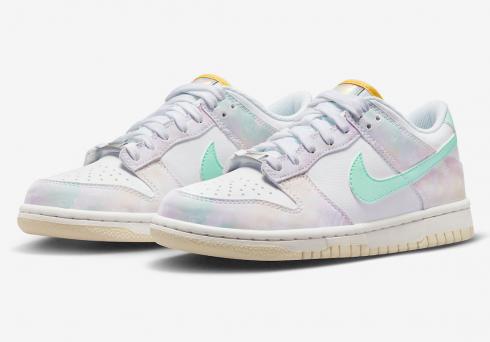 Nike SB Dunk Low GS Pastel Paisley White Phantom Mint Foam FJ7707-131 ...