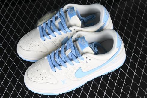 Nike SB Dunk Low LV Sail Sky Blue Off White XD6188-011 - NIke Dunk SB ...