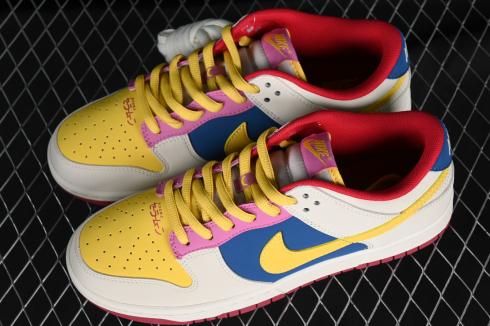 Nike SB Dunk Low Red Navy Yellow Multi-Color GP1255-026 - NIke Dunk SB ...