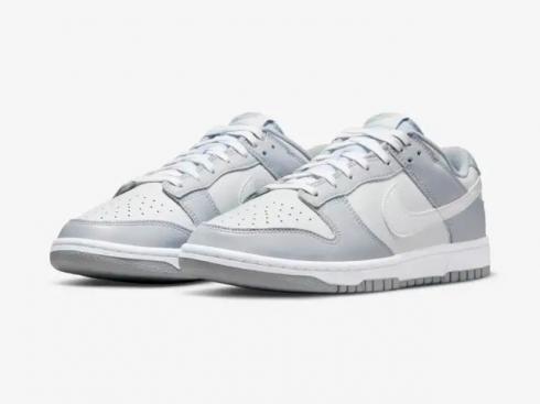 Nike SB Dunk Low Two Tone Pure Platinum White Wolf Grey DJ6188-001 ...