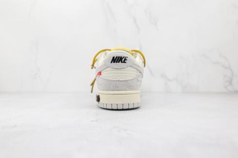 Off-White x Nike SB Dunk Low Lot 33 of 50 Neutral Grey Yellow DJ0950 ...