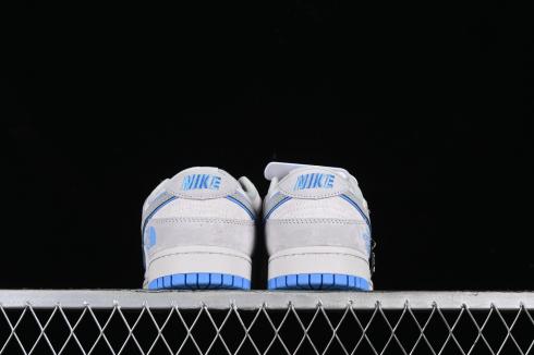 The North Face x CDG x Nike SB Dunk Low Grey Blue DQ1098-370 - NIke ...