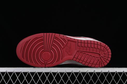 The North Face x CDG x Nike SB Dunk Low Grey Dark Red DQ1098-336 - NIke ...