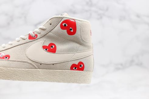 COMME des GARCONS x Nike SB Blazer Mid Premium PlayCDG CJ0566-100 ...
