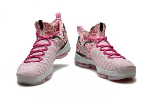 Nike KD 9 Kevin Durant Men Basketball Shoes Pink Silver Flower Black ...