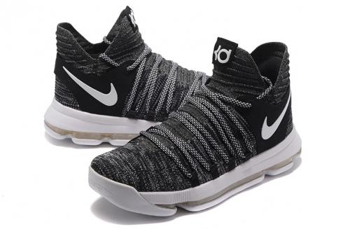 Nike Zoom KD X 10 Black White Men Basketball Shoes - KD X EP - Sepcleat