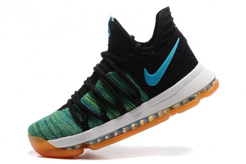 Nike Zoom KD X 10 Black Blue Men Basketball Shoes - KD X EP - Sepcleat