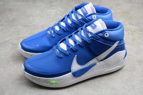 Nike Zoom KD13 White Loyal Blue New Release Basketball Shoes CI9948-400 ...