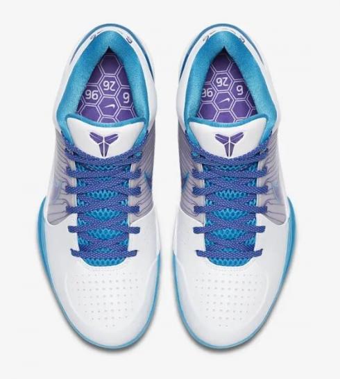 Nike Kobe IV Protro White Orion Blue Varsity Purple AV6339-100 - Sepwear