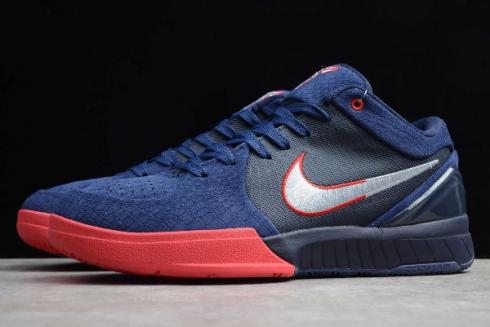 Undefeated x Nike Kobe 4 IV Protro Dark Blue Red AV6339 040 - Nike Zoom ...