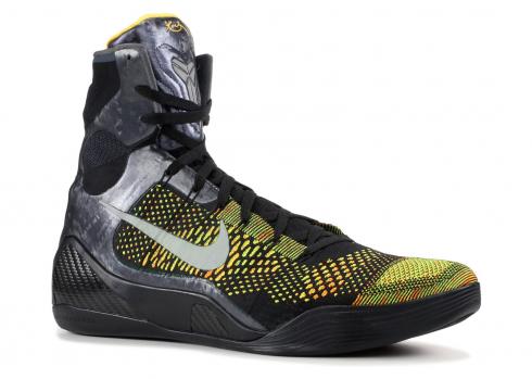 Kobe 9 Elite Inspiration Anthrct Black Silver Metallic 630847-004 ...