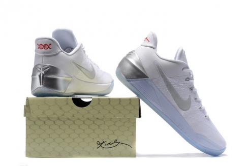 Nike Kobe A.D. Chrome White Metallic Silver 852425 110 - Zoom Kobe ...