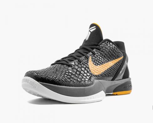 Nike Zoom Kobe 6 Black Del Sol Dark Grey White 429659-002 - Zoom Kobe ...