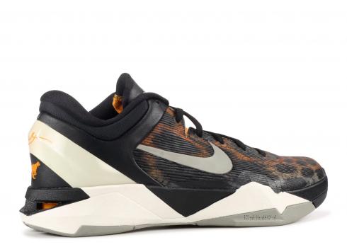 Zoom Kobe 7 System Cheetah Mdm Circut Grey Black Sl Orange 488371-800 ...