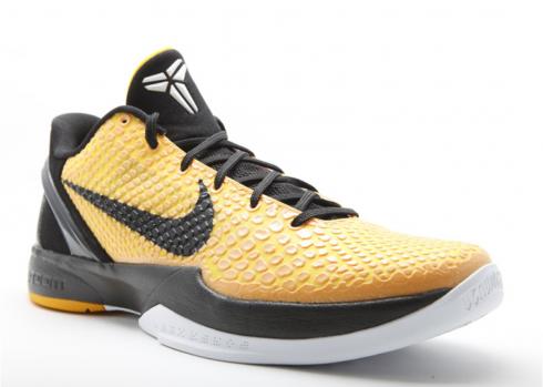 Zoom Kobe 6 Tr Sol Yellow Black Del White 429659-700 - Zoom Kobe ...