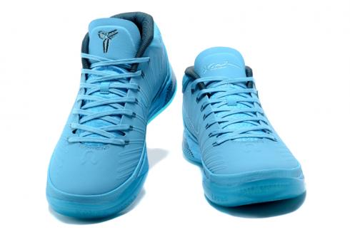 Nike Zoom Kobe XIII 13 ZK 13 Men Basketball Shoes Sky Blue All Black ...