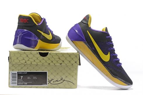 Nike Zoom Kobe 12 AD EP Black Purple Yellow Men Shoes - Kobe AD EP ...