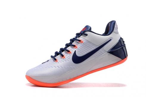 Nike Zoom Kobe 12 AD EP White Navy Blue Orange Men Shoes - Kobe AD EP ...