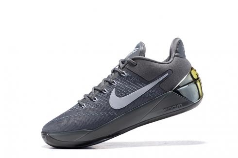 Nike Zoom Kobe 12 AD Gray White Golden Men Basketball Shoes - Kobe AD ...