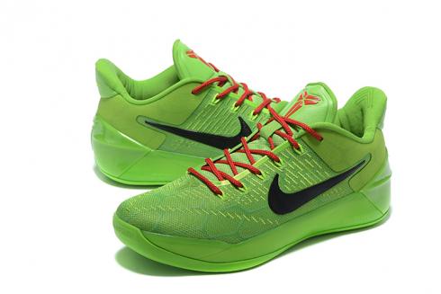 Nike Zoom Kobe 12 AD Green Black Red Men Basketball Shoes - Kobe AD ...
