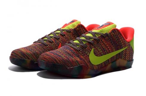 Nike Kobe XI 11 Elite Low ASG All Star Green Orange Multi Color ...