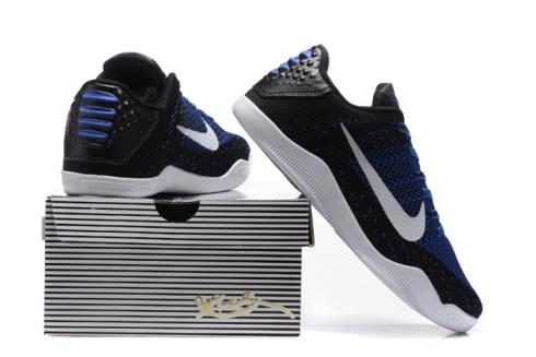Nike Kobe XI 11 Elite Low Muse III Mark Parker Black Blue White ...